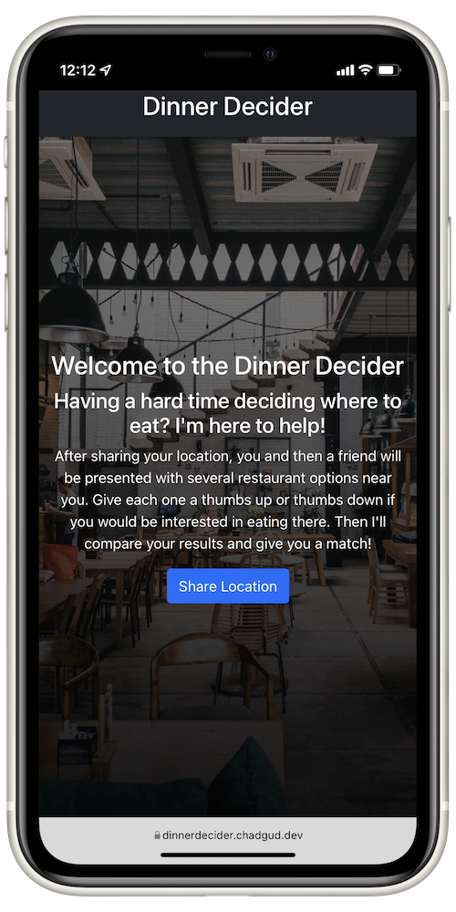 GitHub - chadgud/restaurant-picker-client