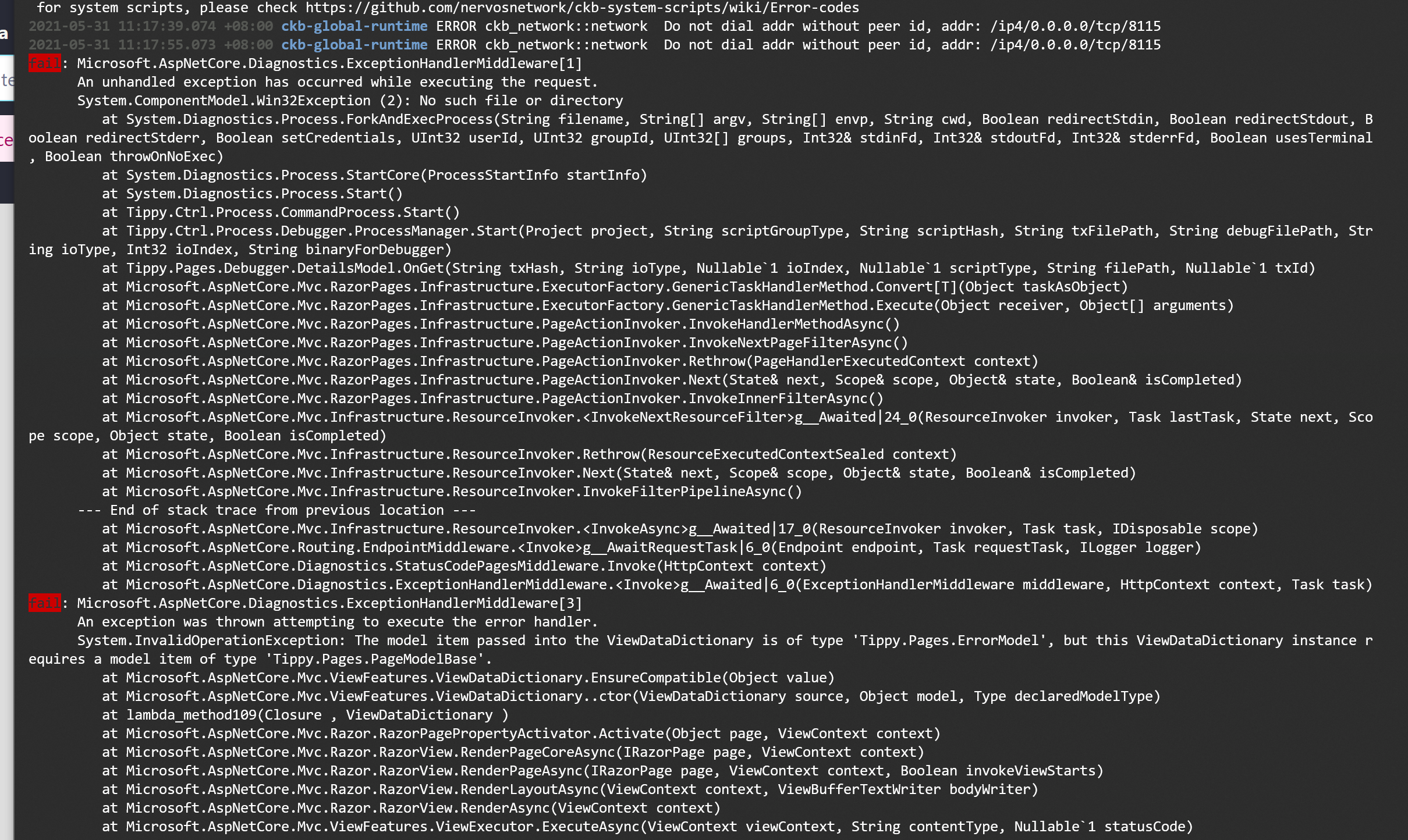 用homebrew安装了ttyd和gdb后，点击[debug this script]按钮后tippy要报错 · Issue #87 · nervosnetwork/tippy · GitHub