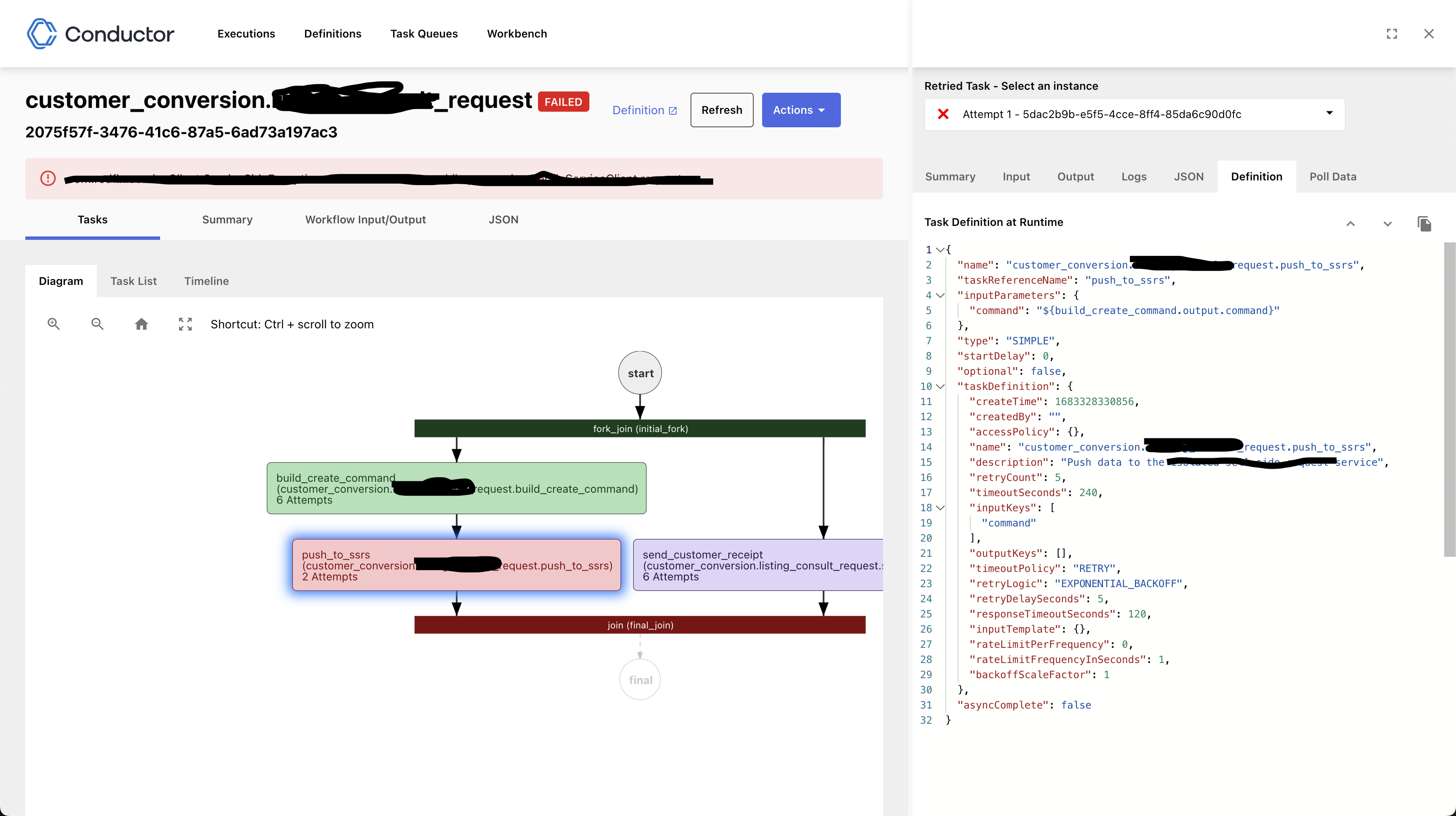 Conductor not attempting task retries despite configuration · Issue #3609 · Netflix/conductor ...