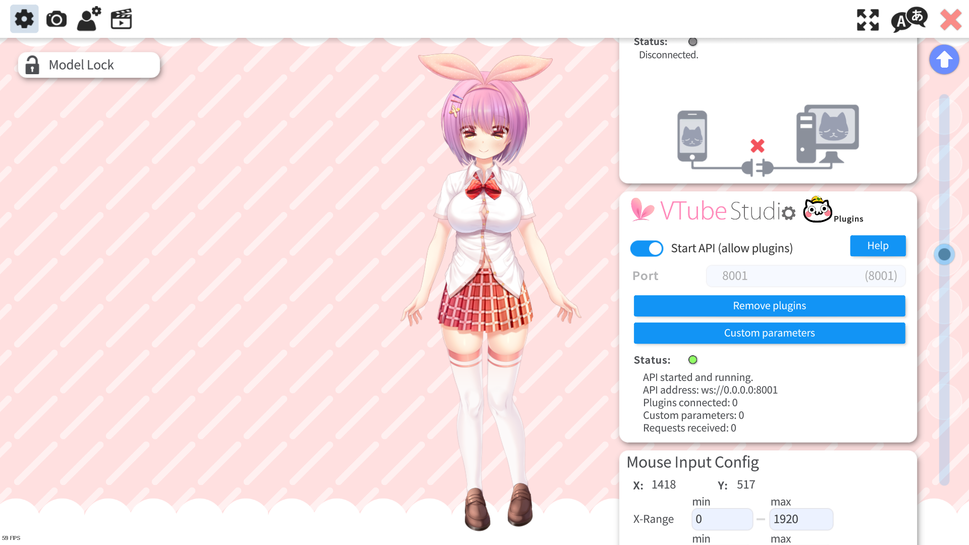 No indications it's connected except the green circle · Issue #81 · AlizerUncaged/desktop-waifu ...