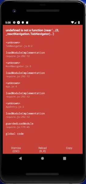 undefined is not a function(near'...(0,_reactNavigation.Tabnavigator)...) · Issue #3672 · expo ...