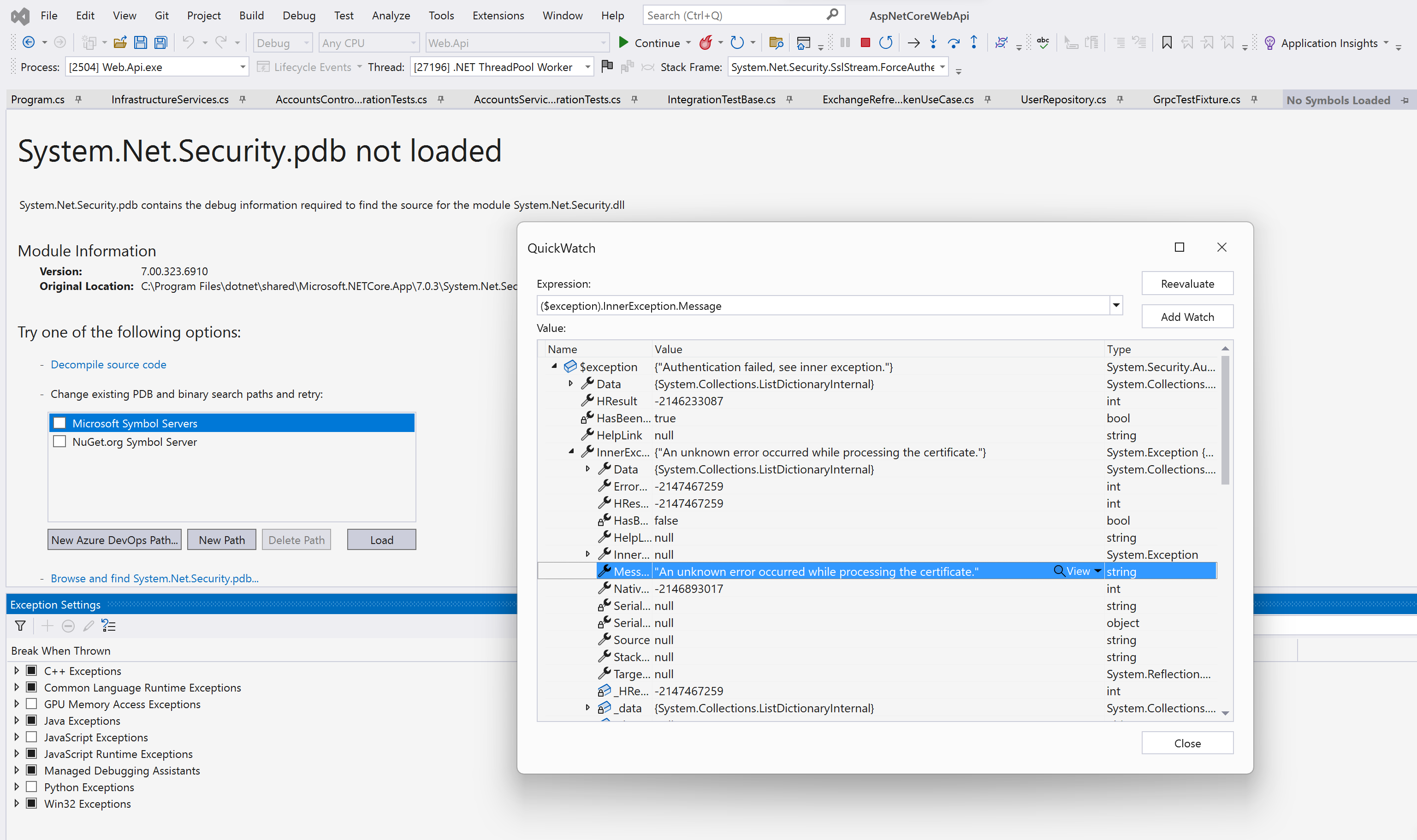 Sslstream Throws When Using Some Openssl Self Signed Certificates · Issue 84505 · Dotnet