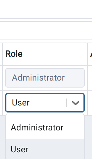 User Management does not show custom created role in the "Role column ...