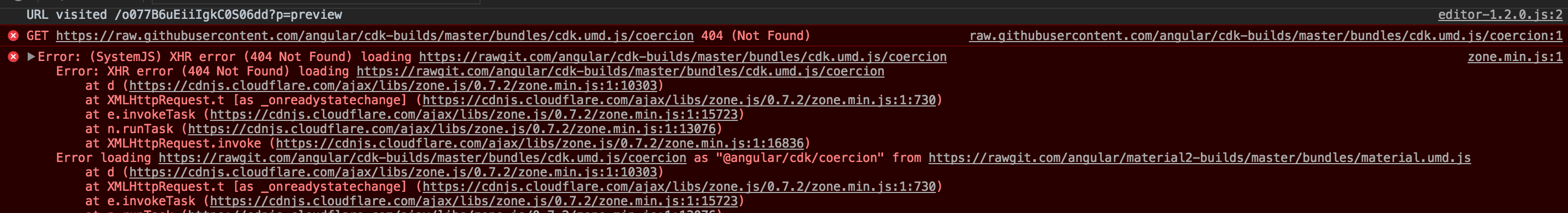 Plunker Template Is Broken · Issue 6038 · Angularcomponents · Github 8232