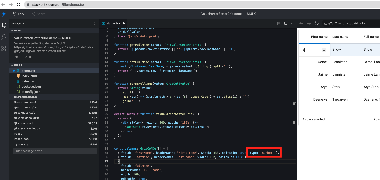 Editing input cell does not work properly with type number · Issue ...