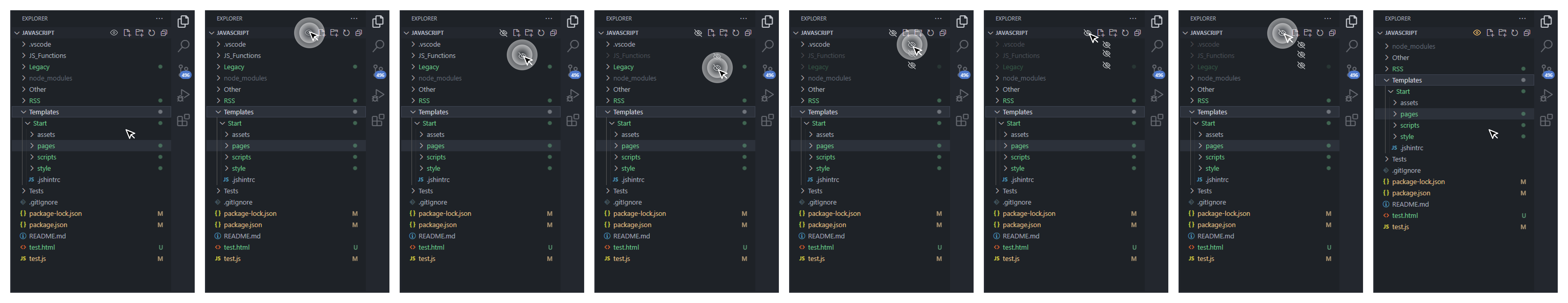 [Feature Request] VSC explorer hide / show folders · Issue #148487 ...