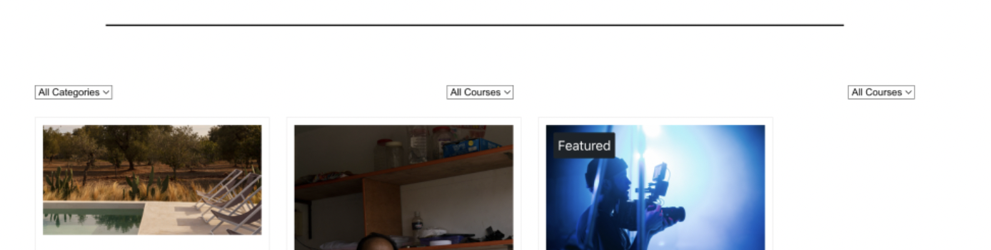 Adjust the course list filter alignment and style · Issue #5684 · Automattic/sensei · GitHub