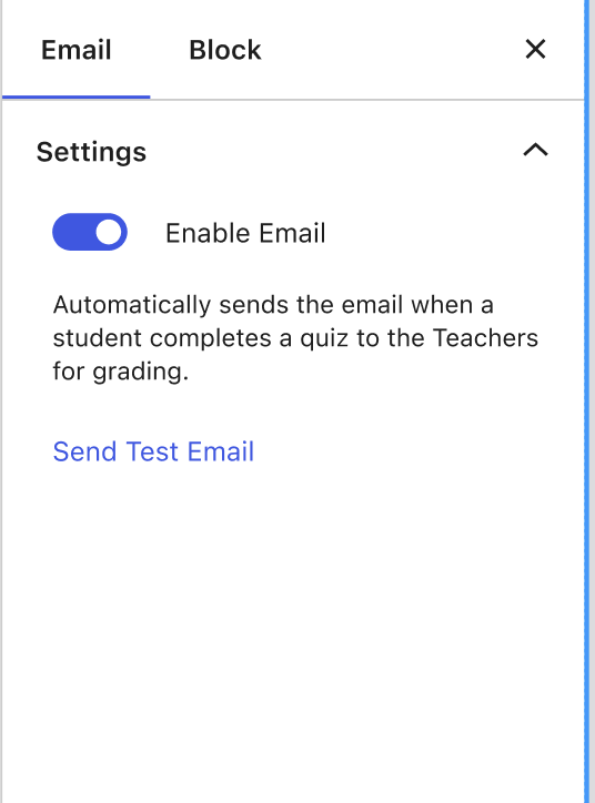 Enable to turn on/off the email on the editor · Issue #6464 · Automattic/sensei · GitHub