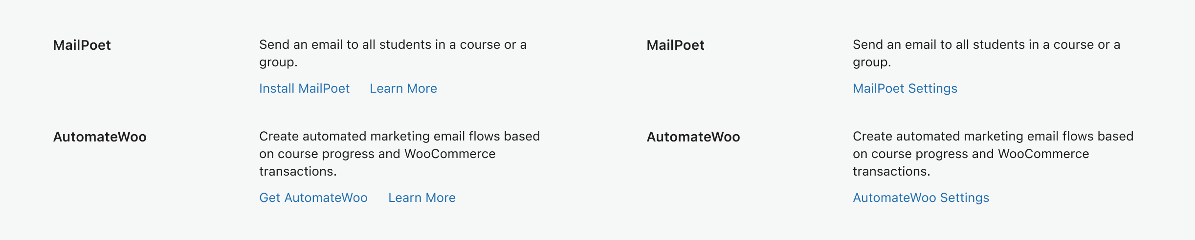 Add Email Integrations Info · Issue 6610 · Automattic Sensei · Github