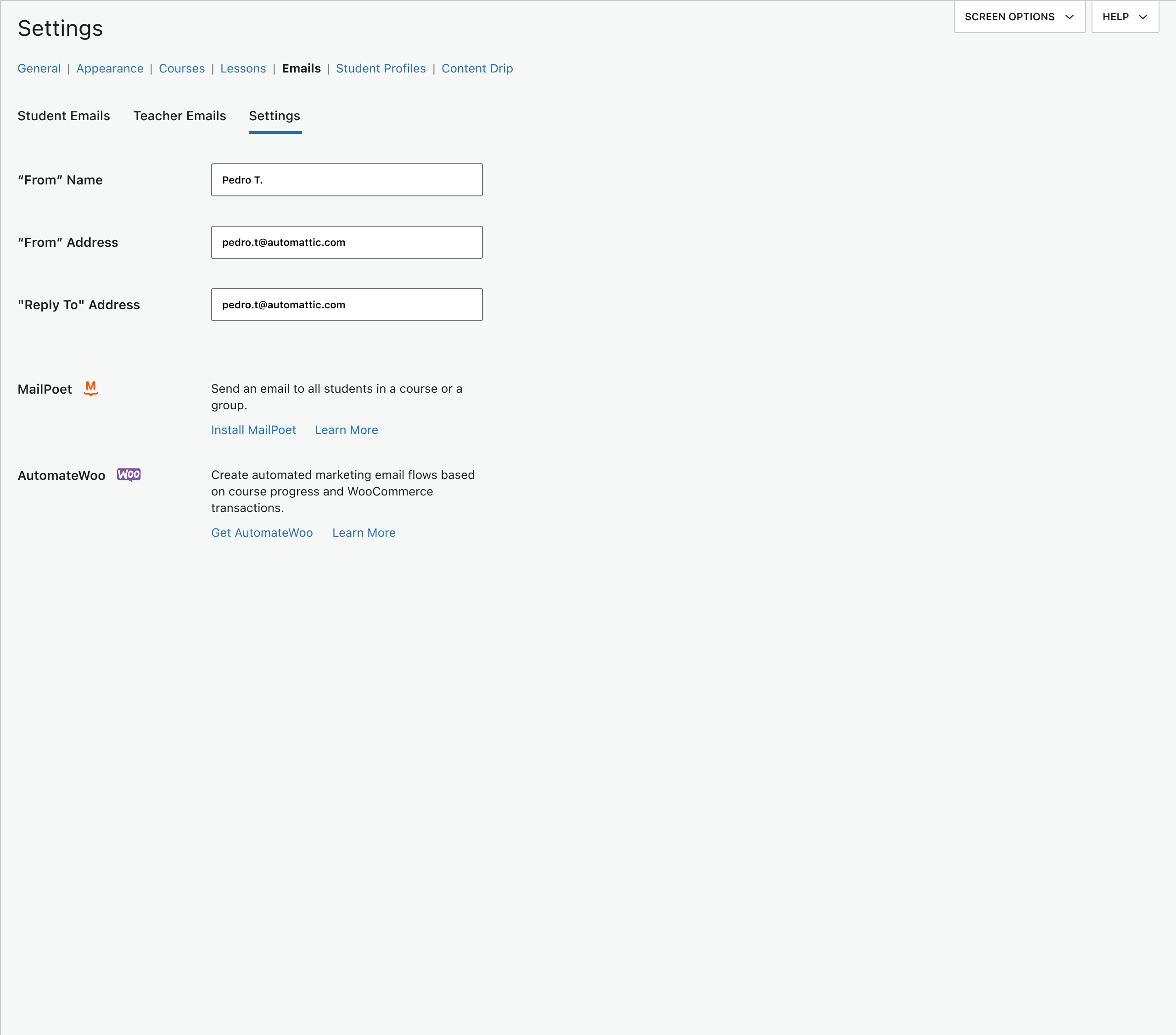 Add email integrations info · Issue #6610 · Automattic/sensei · GitHub