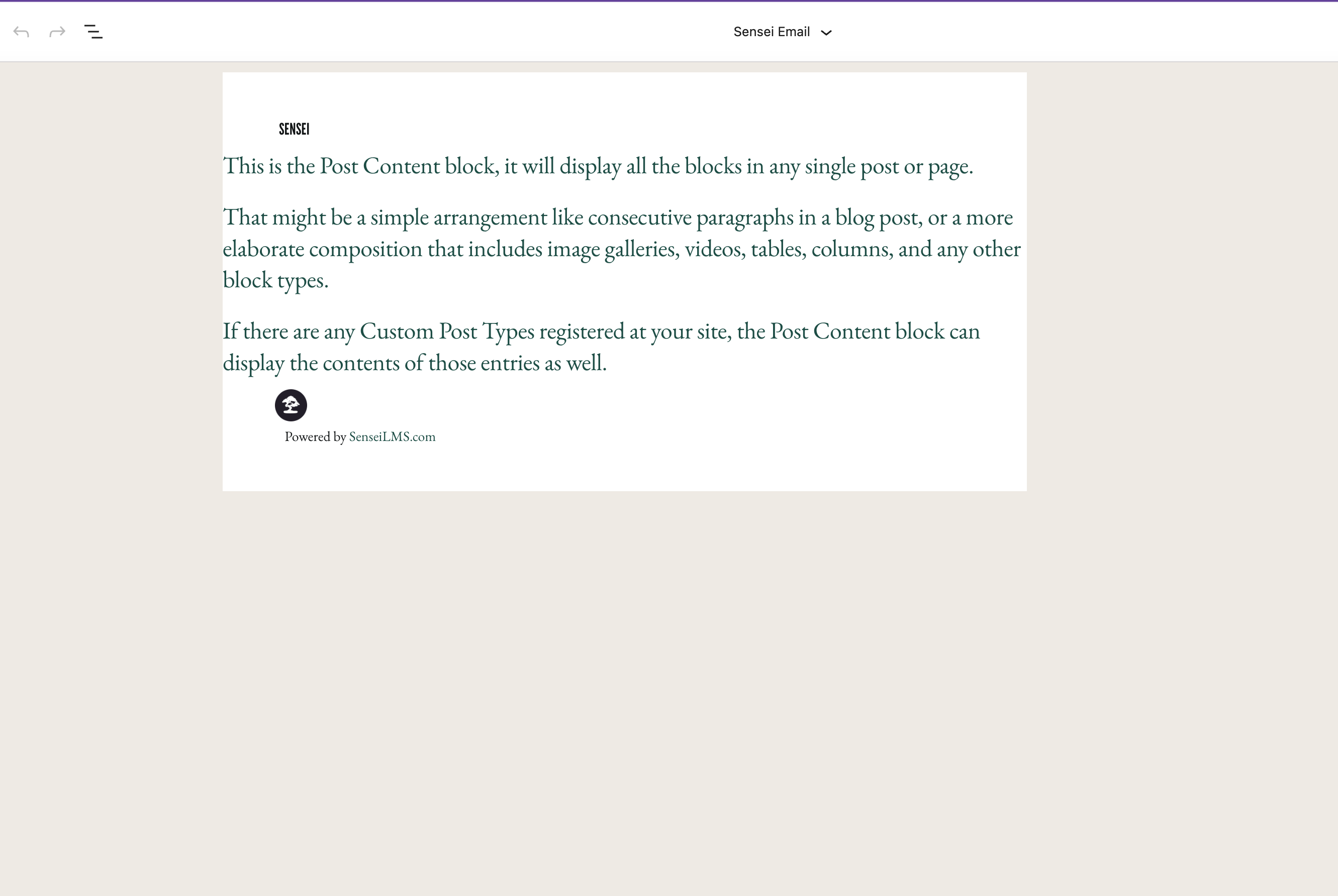 Site editor page is not loading the email styles · Issue #6716 · Automattic/sensei · GitHub