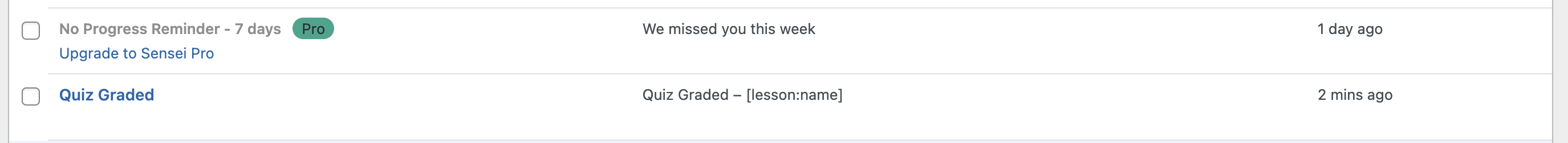 Disabled emails are displaying the pro badge incorrectly · Issue #6725 · Automattic/sensei · GitHub