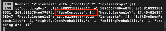Visionfacedetectoroptions Does Not Work When Debug Is Off In Ios 