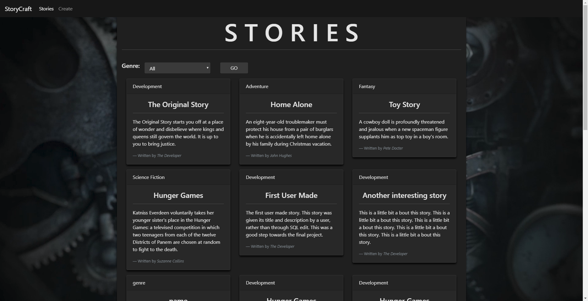 GitHub - VolframV/StoryCraft: PHP Story Maker Project In Progress