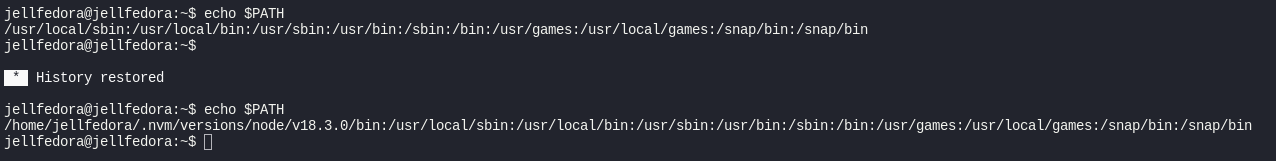 Dont find node and npm installed with nvm · Issue #6728 · Eugeny/tabby · GitHub