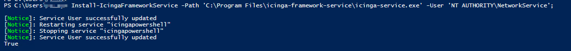 Cmdlet "Start-IcingaAgentInstallWizard" - Installation of the framework service doesn't work ...