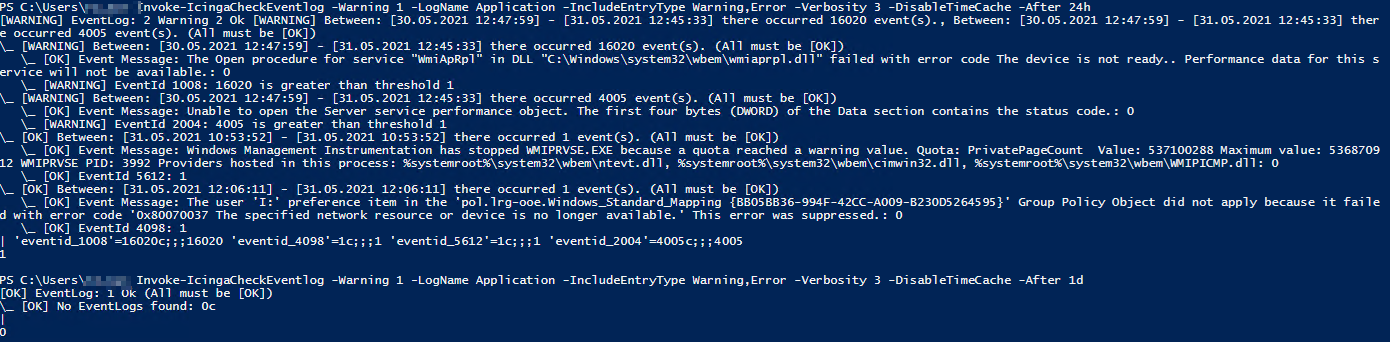 Invoke-IcingaCheckEventlog - unit "d" doesn't work correctly · Issue #145 · Icinga/icinga ...
