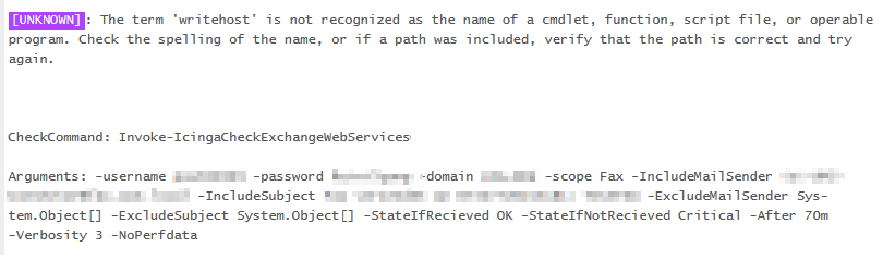 [Feature-Request] Hide password (parameter) in error output · Issue #301 · Icinga/icinga ...