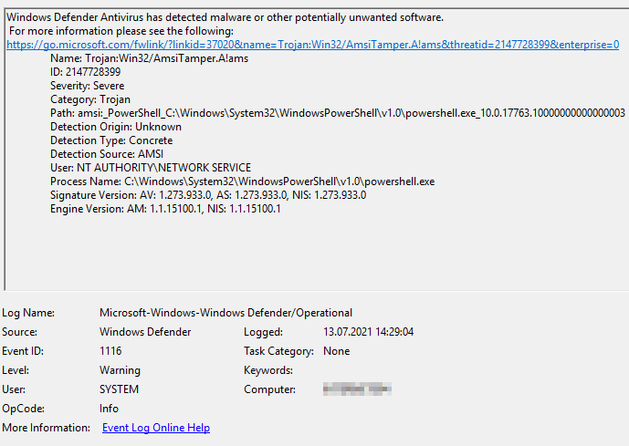 Icinga Framework and Plugins fails if Windows Defender gets activated · Issue #302 · Icinga ...