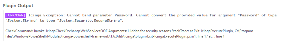 [Feature-Request] Hide password (parameter) in error output · Issue #301 · Icinga/icinga ...
