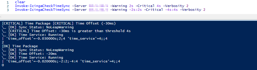 Invoke-IcingaCheckTimeSync - time range for Warning/Critical doen't work · Issue #314 · Icinga ...