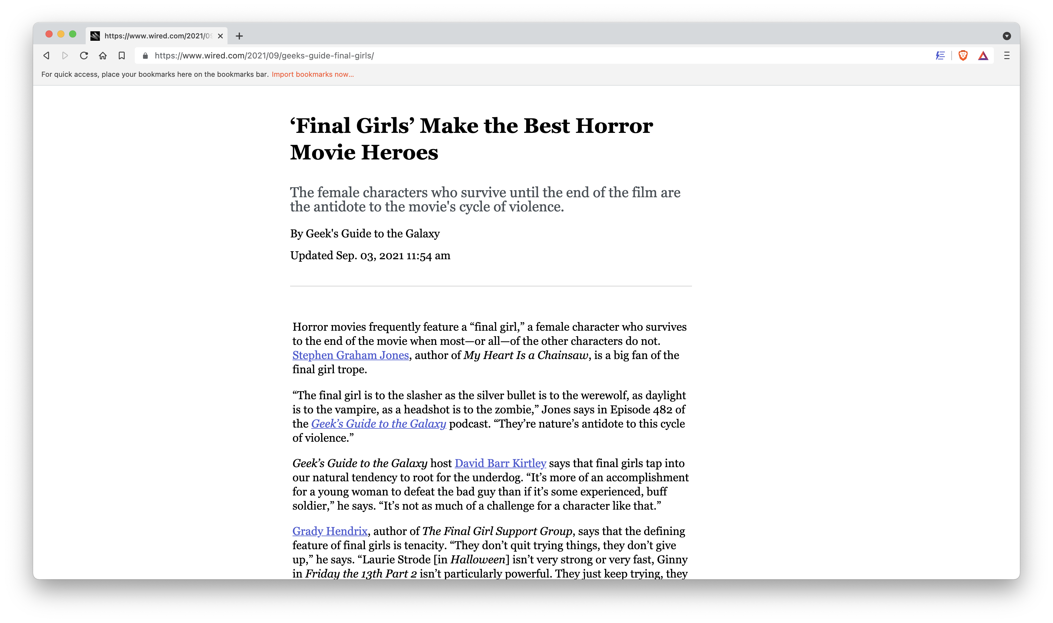Speedreader bylines can sometimes have escaped/encoded text · Issue #18006 · brave/brave-browser ...