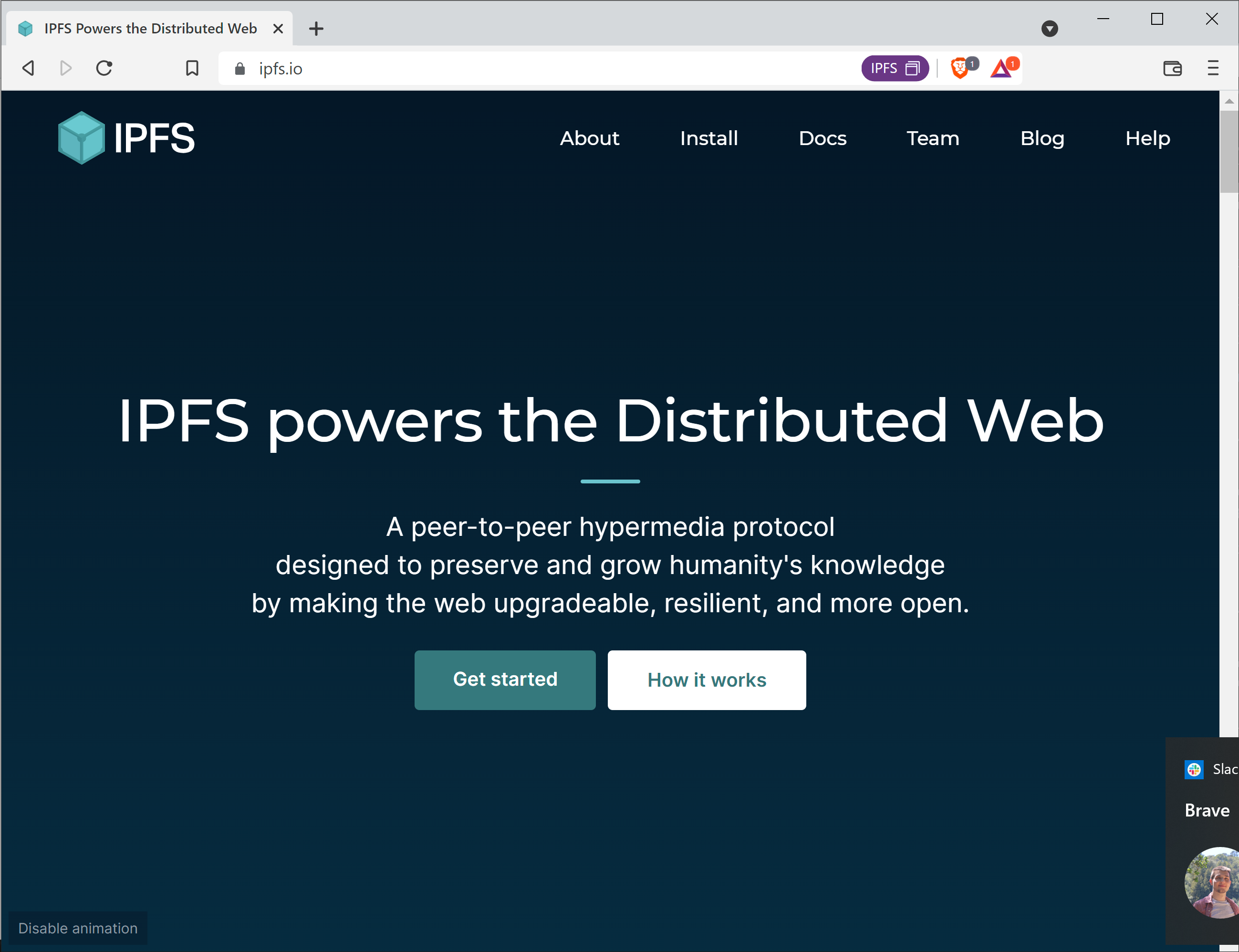 Make Open Using Ipfs Button Smaller · Issue 19591 · Bravebrave