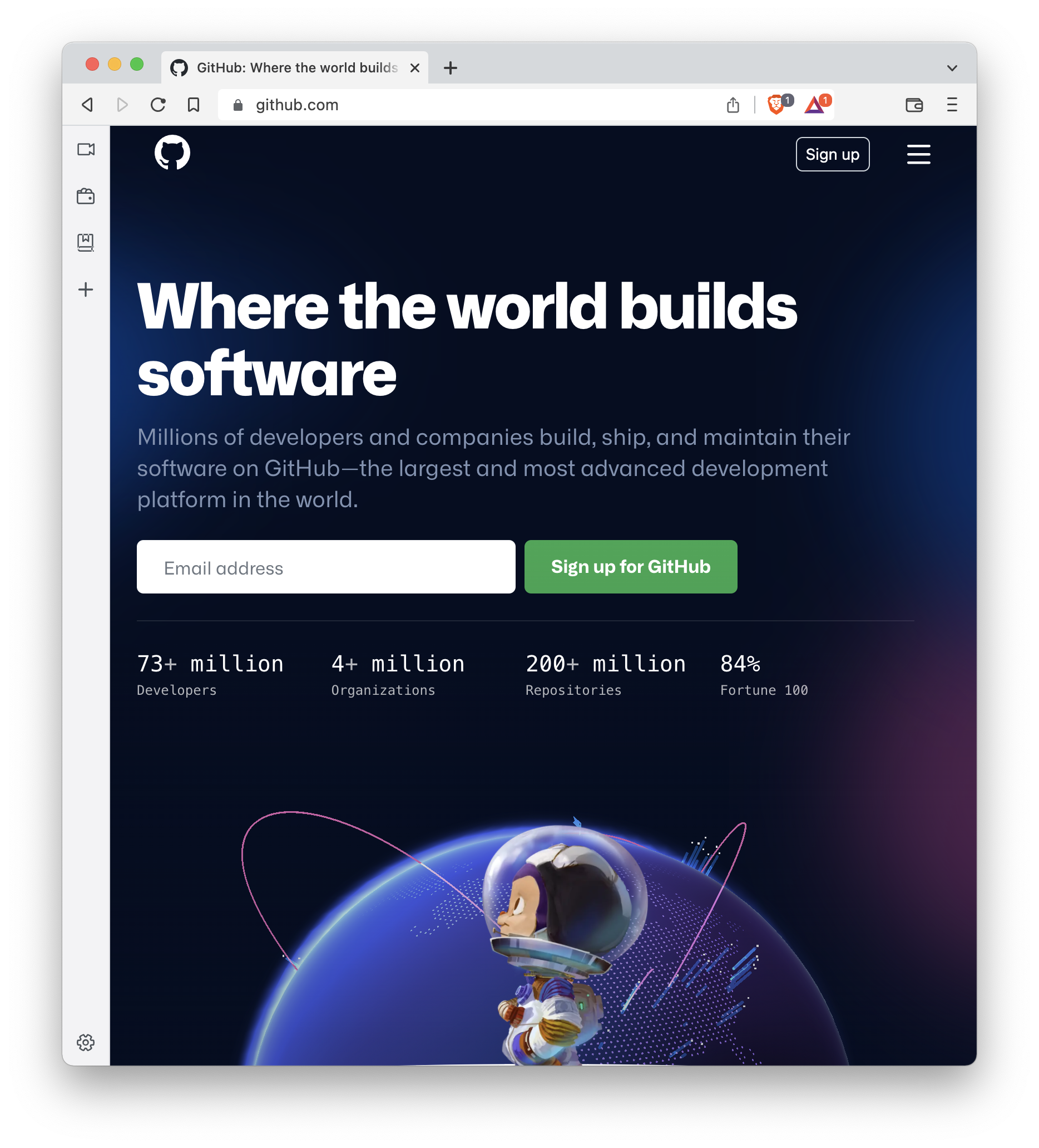 Sidebar Shortcut Items Should Have Latest Favicon · Issue 21360 · Bravebrave Browser · Github 
