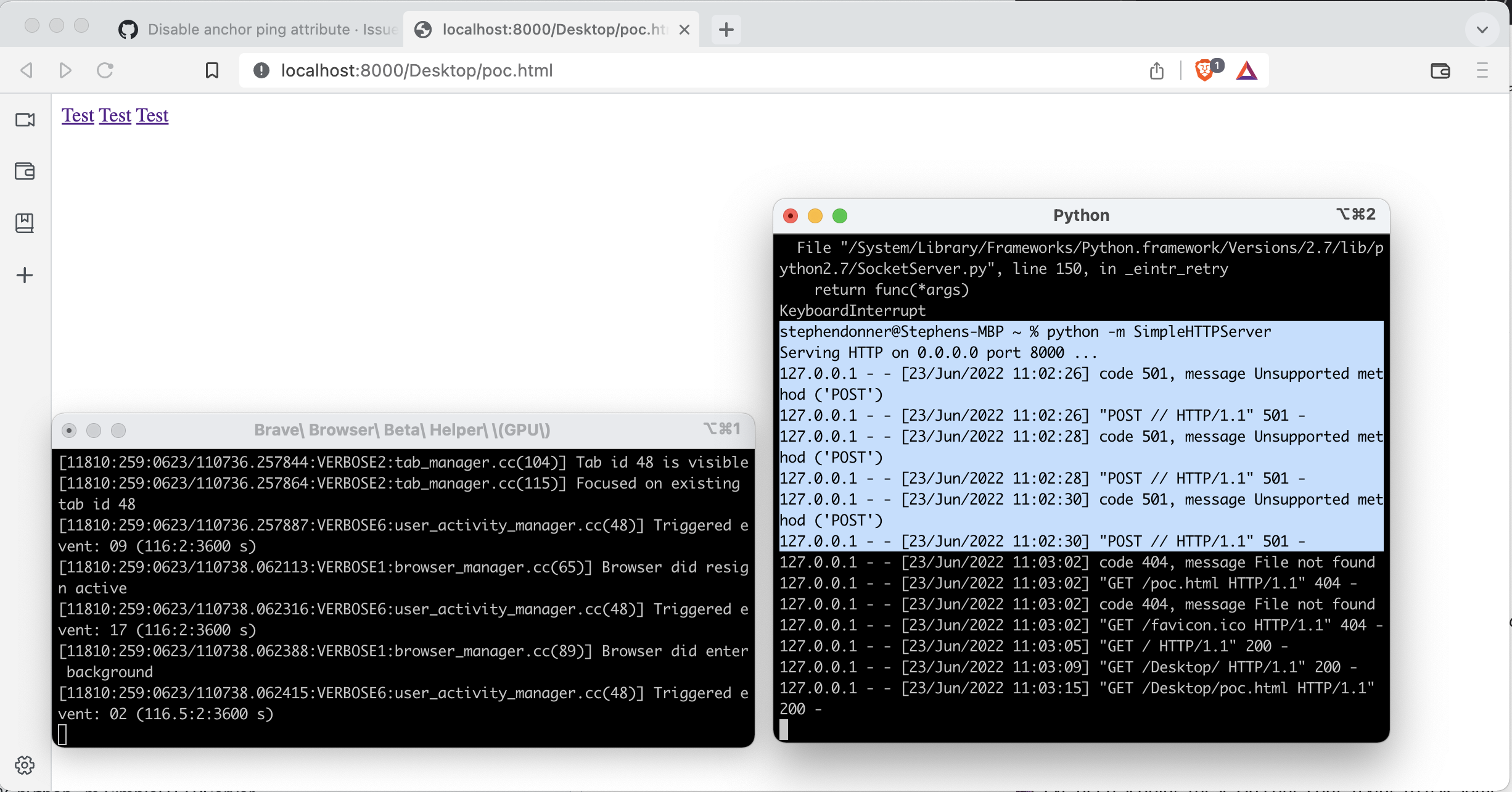 Revert Global Ping Block · Issue 22904 · Bravebrave Browser · Github 6990