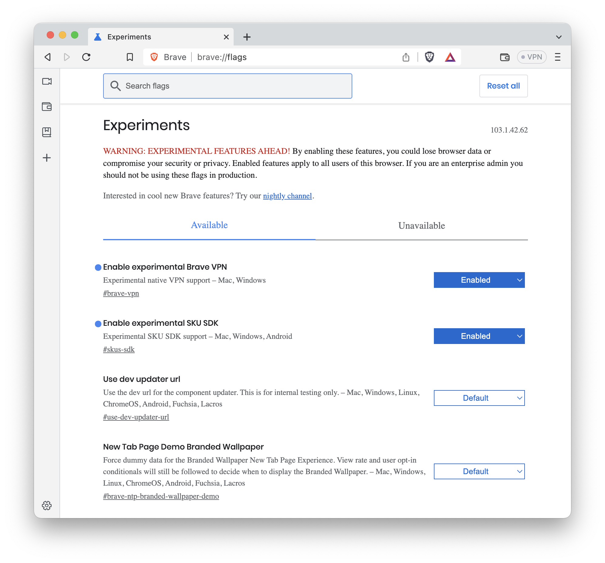 Fix credentials fetching from prefs for VPN · Issue #23450 · brave/brave-browser · GitHub