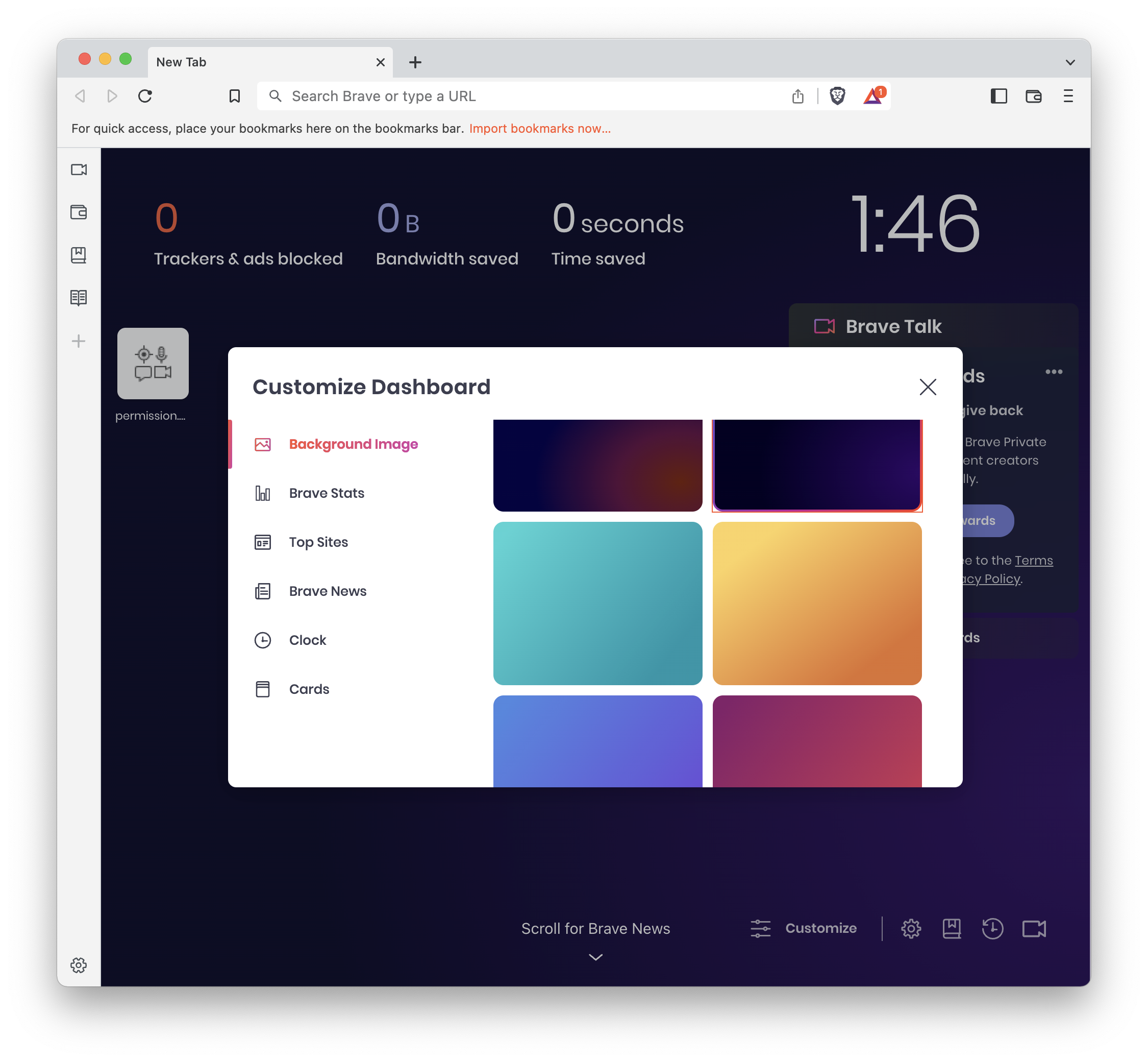 Gradient backgrounds are not shown · Issue #25271 · brave/brave-browser ...