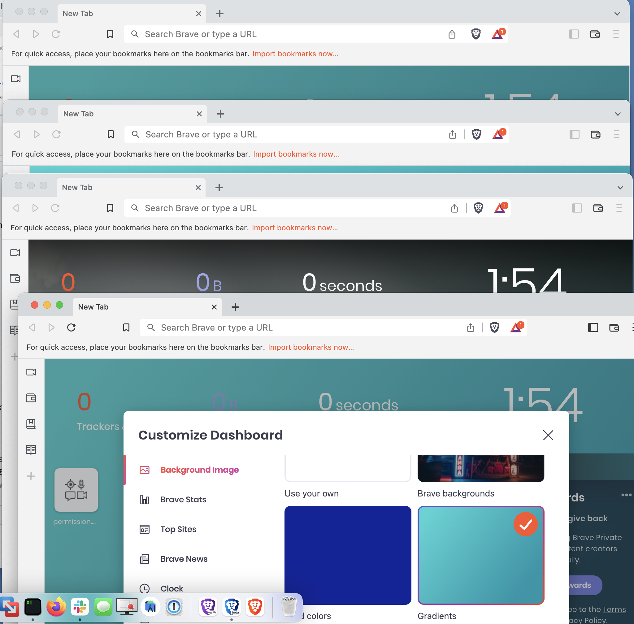 Gradient backgrounds are not shown · Issue #25271 · brave/brave-browser ...