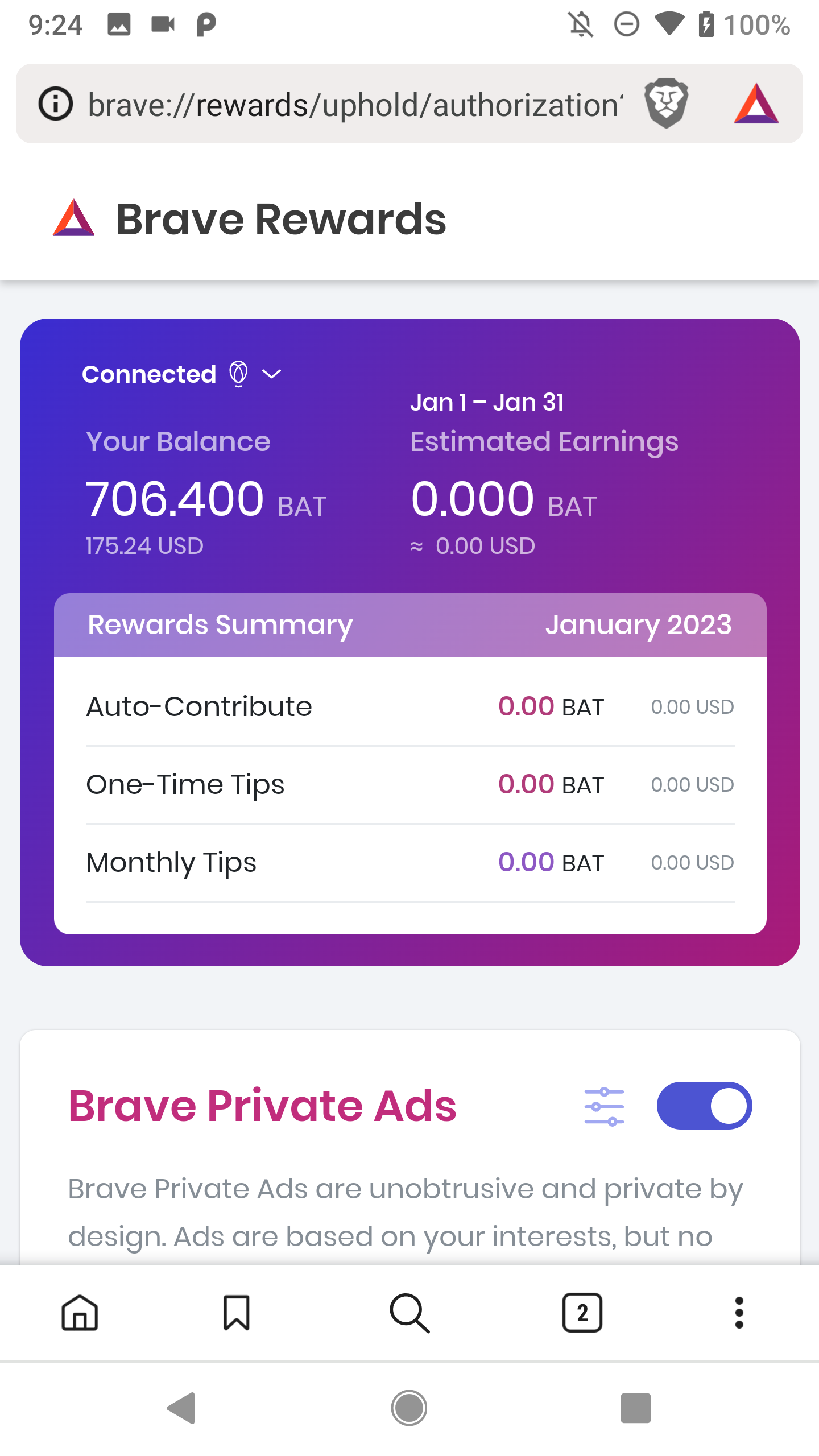 `One-Time Tip` in Rewards panel should read `One-Time Tips`, just like ...