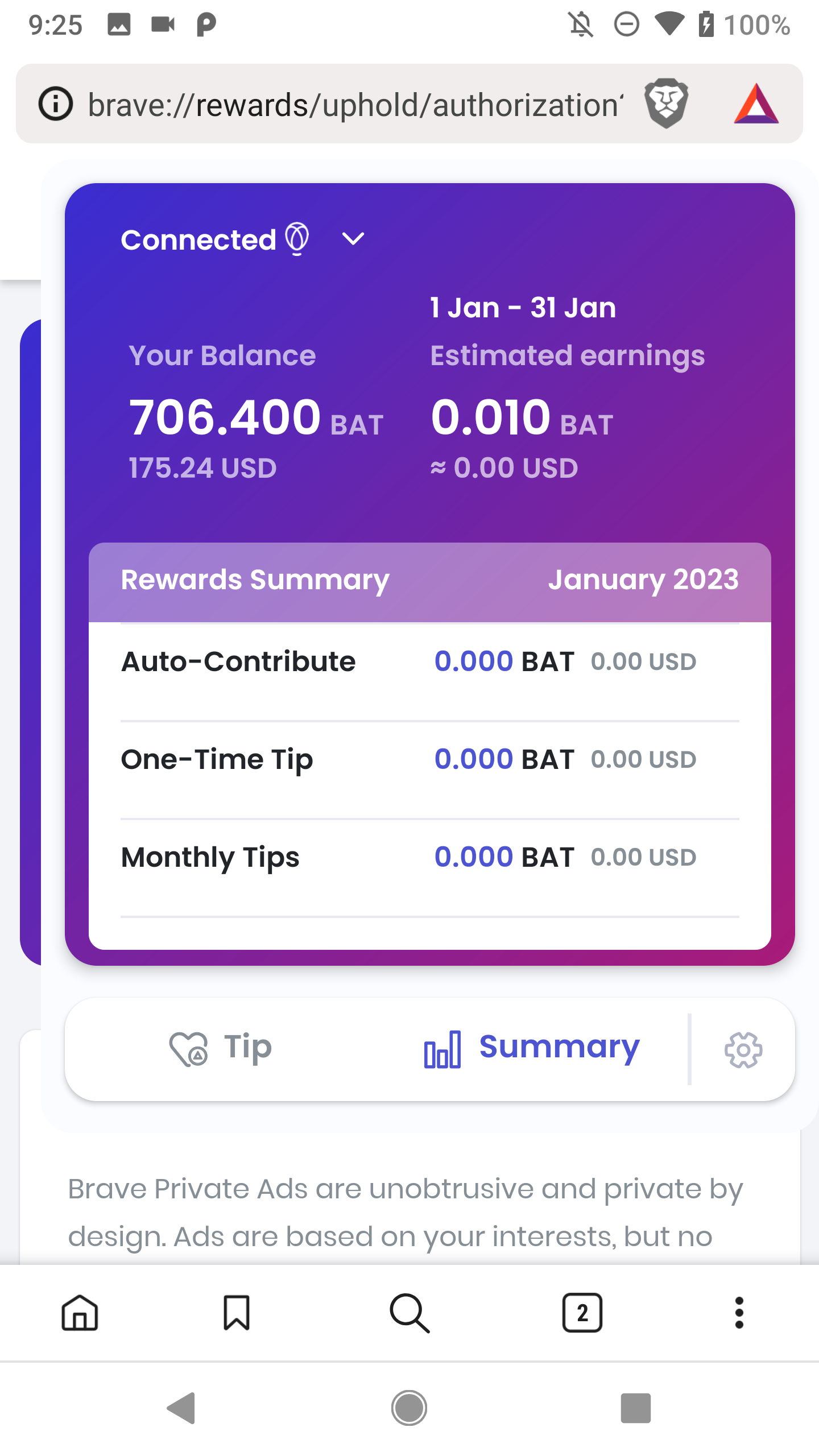 `One-Time Tip` in Rewards panel should read `One-Time Tips`, just like ...