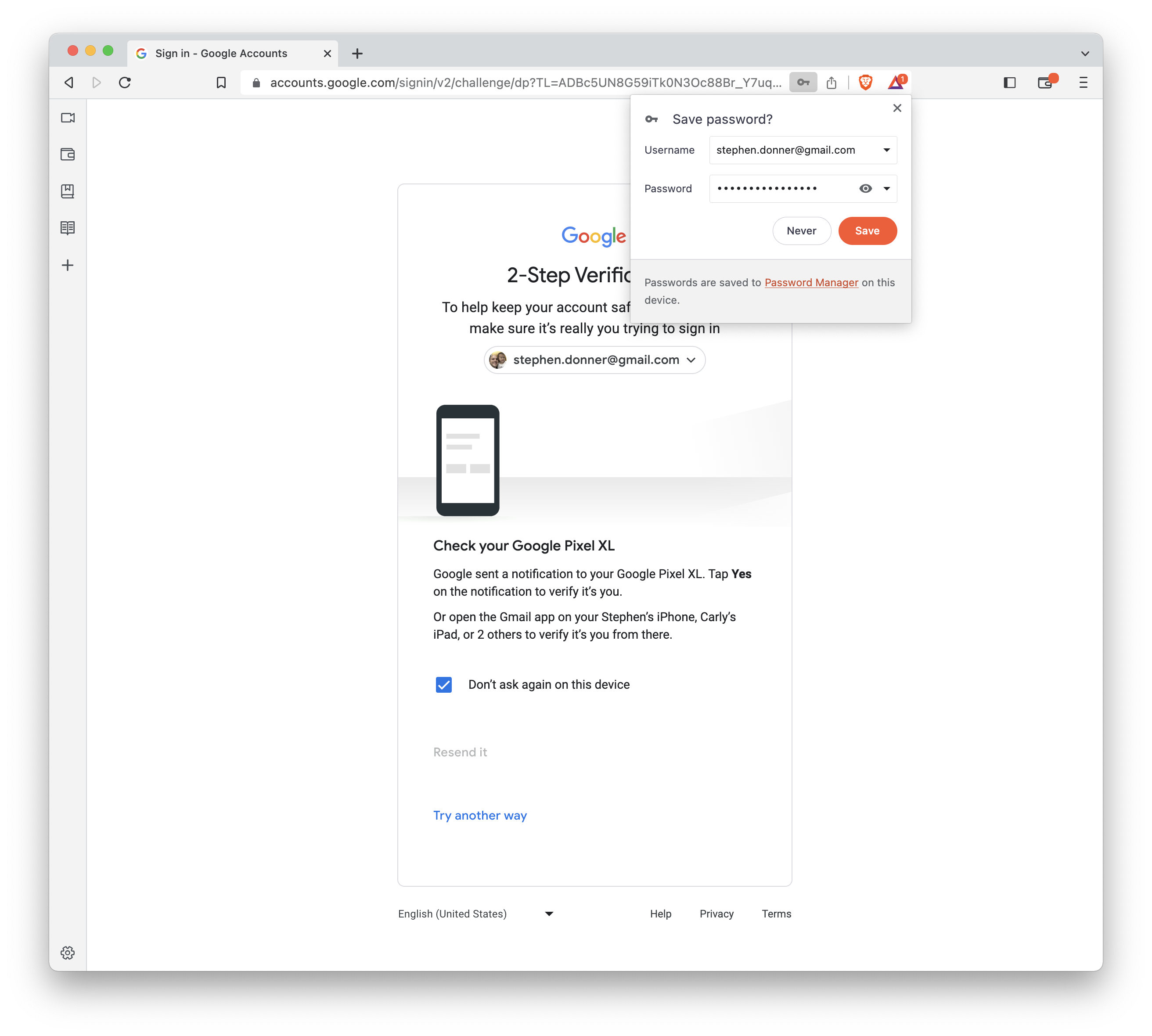 Google Sign-In prompt shows up when trying to sign in on developers ...