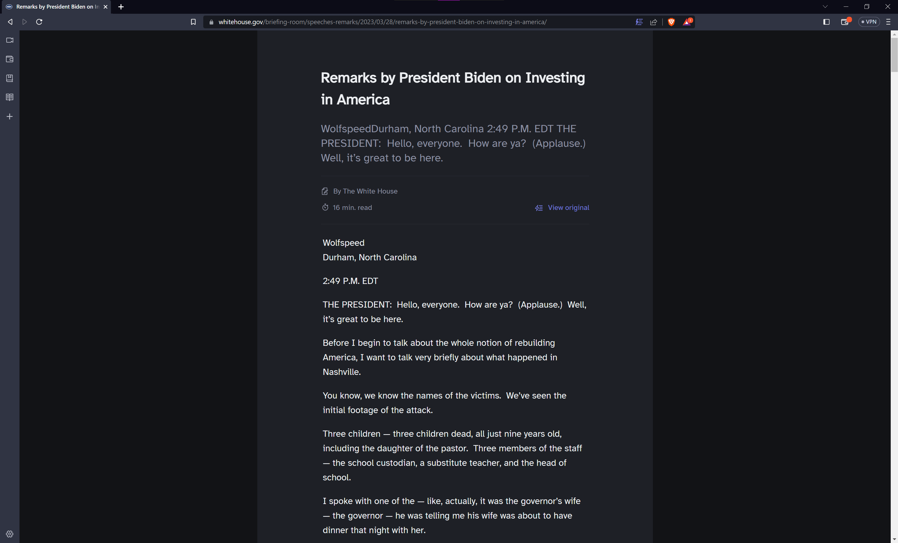 Update column width to improve readability for Speedreader articles · Issue #28828 · brave/brave ...