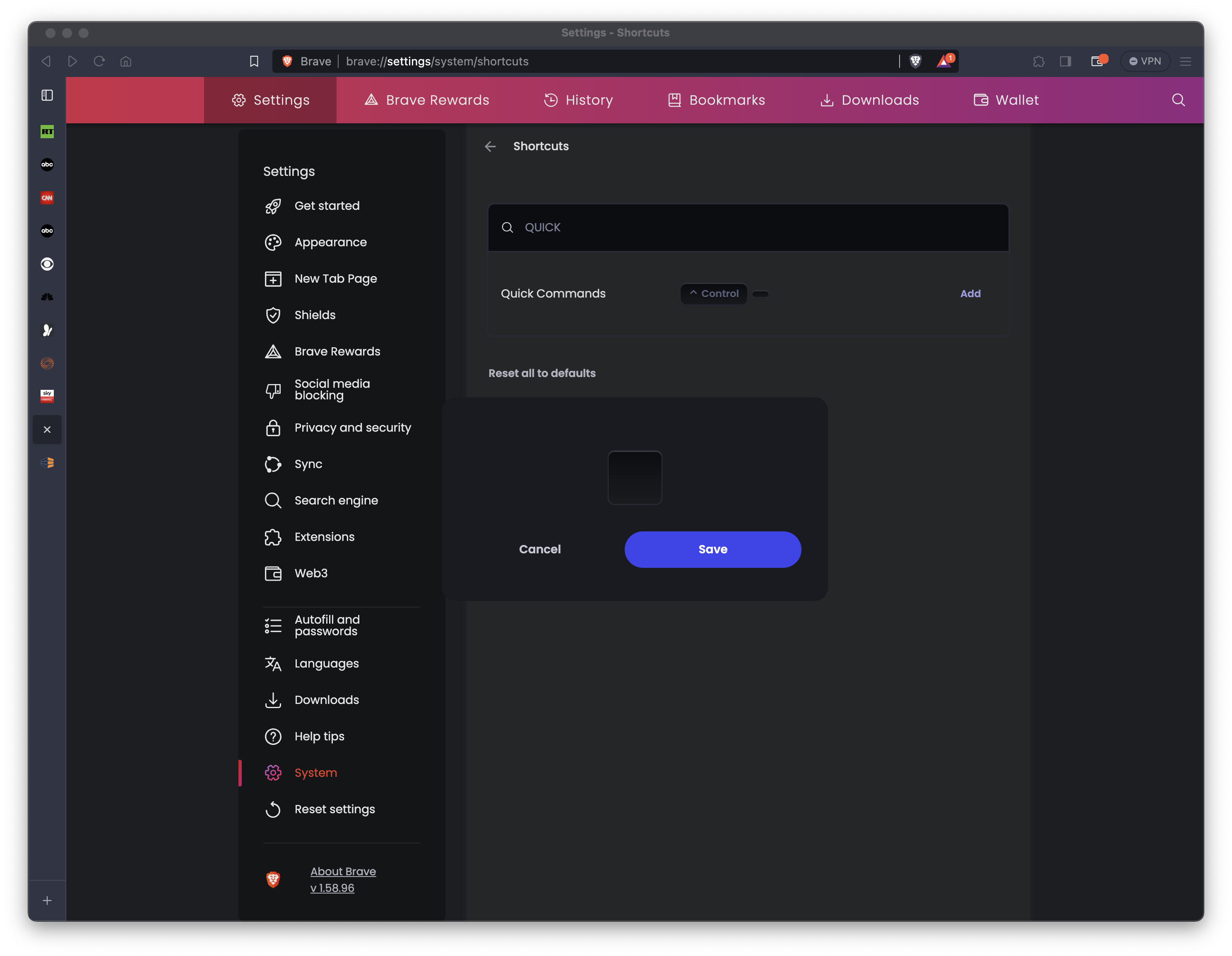 `spacebar` keybinding "bubble" needs min height · Issue #32426 · brave/brave-browser · GitHub