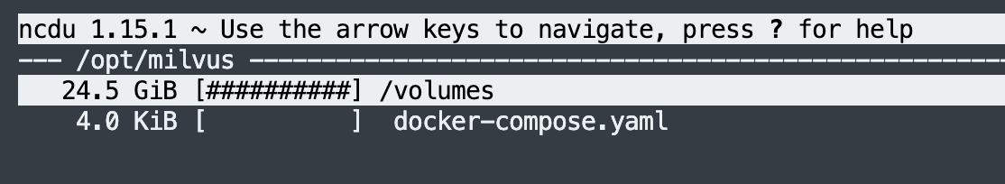 [Bug]: Size of `rdb_data` folder keeps increasing · Issue #19574 · milvus-io/milvus · GitHub