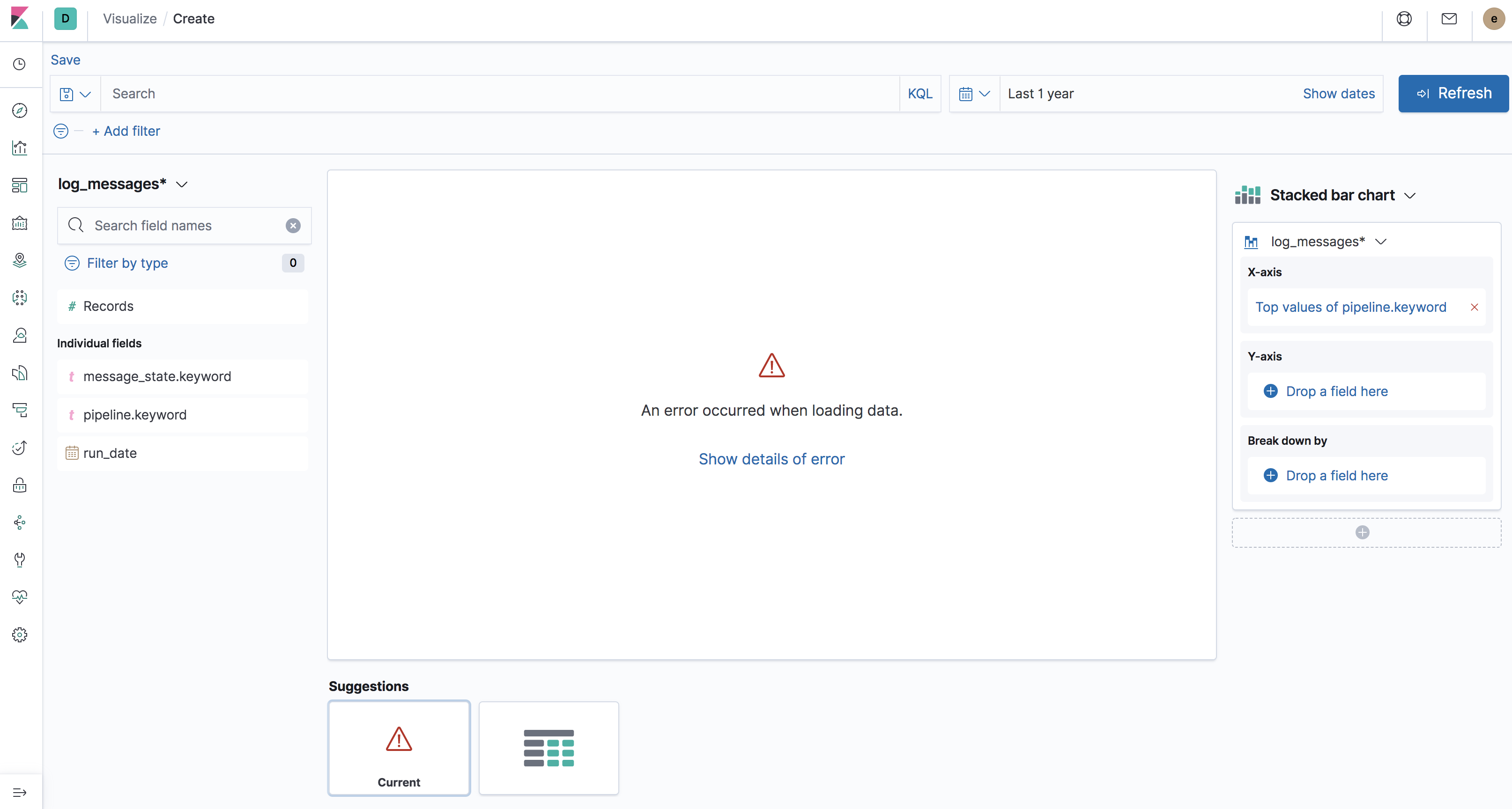[LENS] Add more intuitive error messages · Issue #54184 · elastic/kibana · GitHub