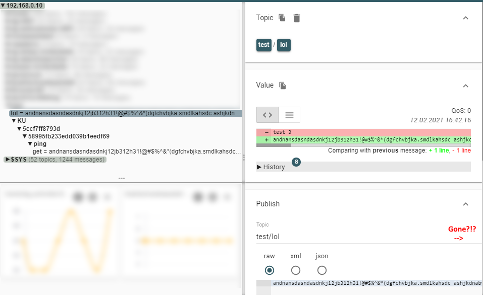 Long messages make Publish button disappear to the right · Issue #505 · thomasnordquist/MQTT ...