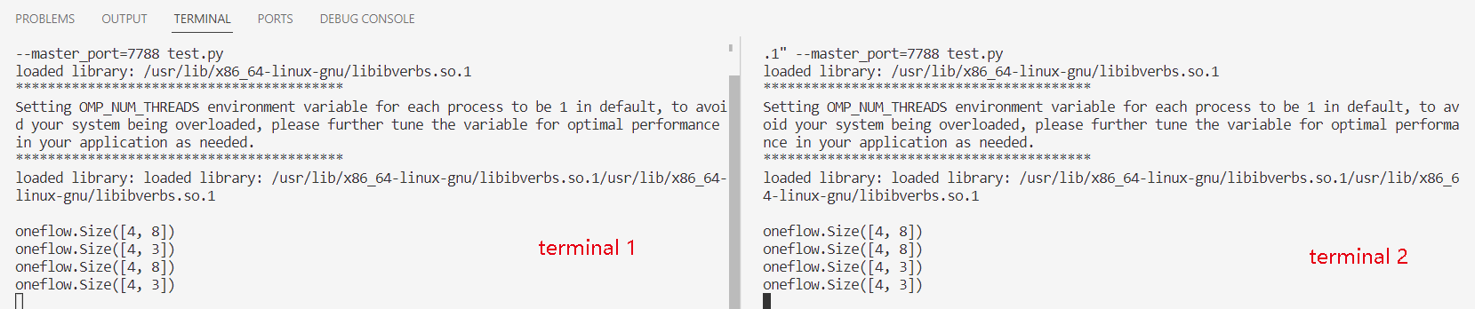 在单个机器上模拟多机并行，程序不会退出 · Issue #8874 · Oneflow-Inc/oneflow · GitHub