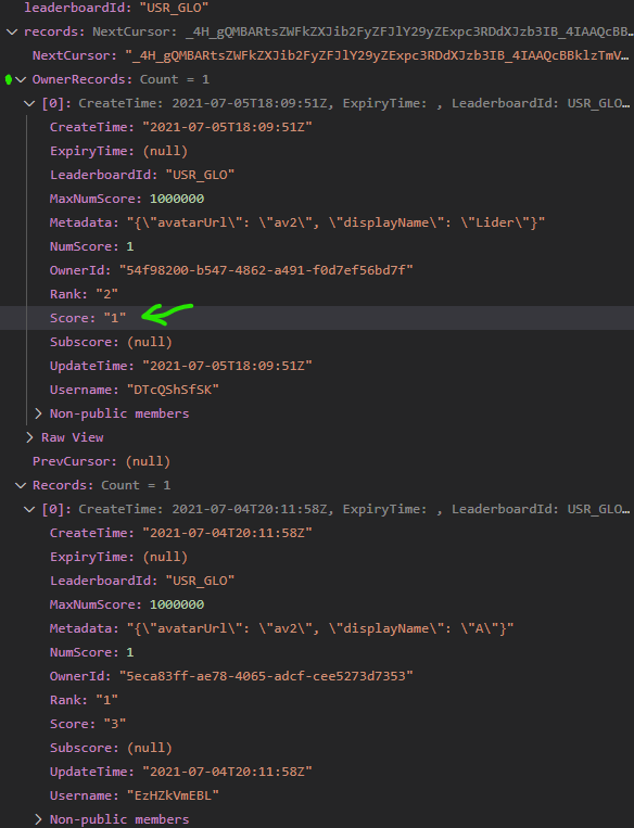 leaderboardRecordsList not return the expected record · Issue #637 · heroiclabs/nakama · GitHub