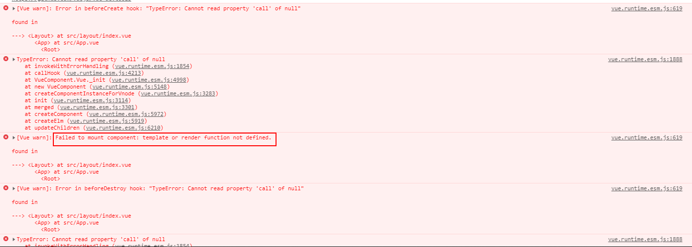 路由菜单点击时报错 · Issue #2472 · PanJiaChen/vue-element-admin · GitHub