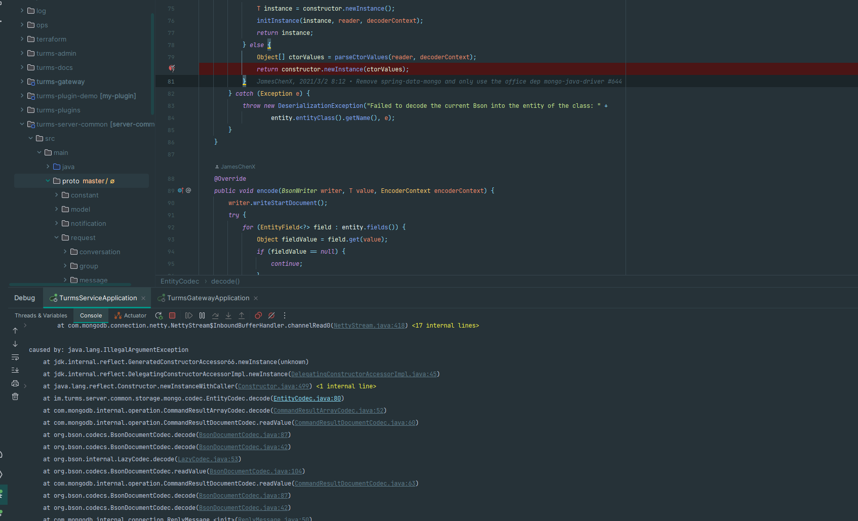 There Are Bugs In Parsing Messages In Mongodb Database · Issue 1196 