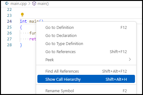 Call hierarchy · Issue #16 · microsoft/vscode-cpptools · GitHub