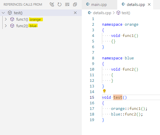 Add file path to details of a call hierarchy result · Issue #10997 · microsoft/vscode-cpptools ...