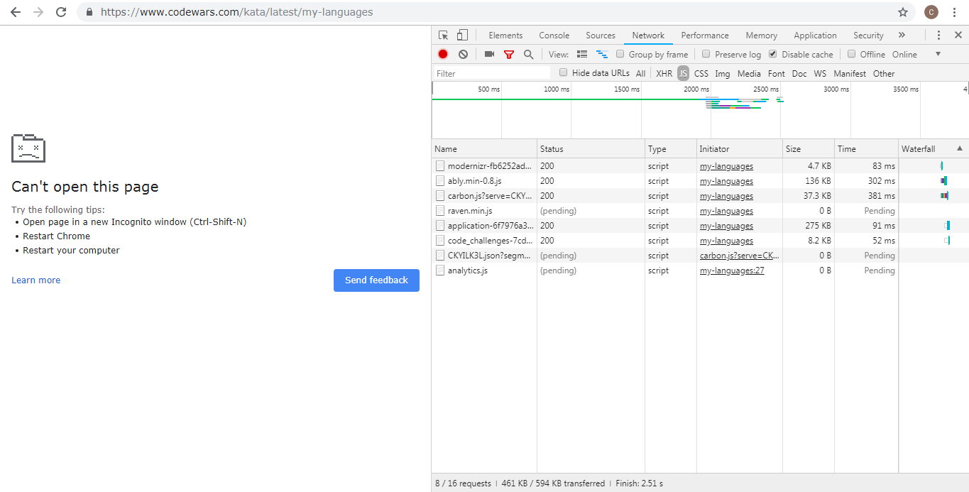 Kata page crushes · Issue #1637 · codewars/codewars.com · GitHub