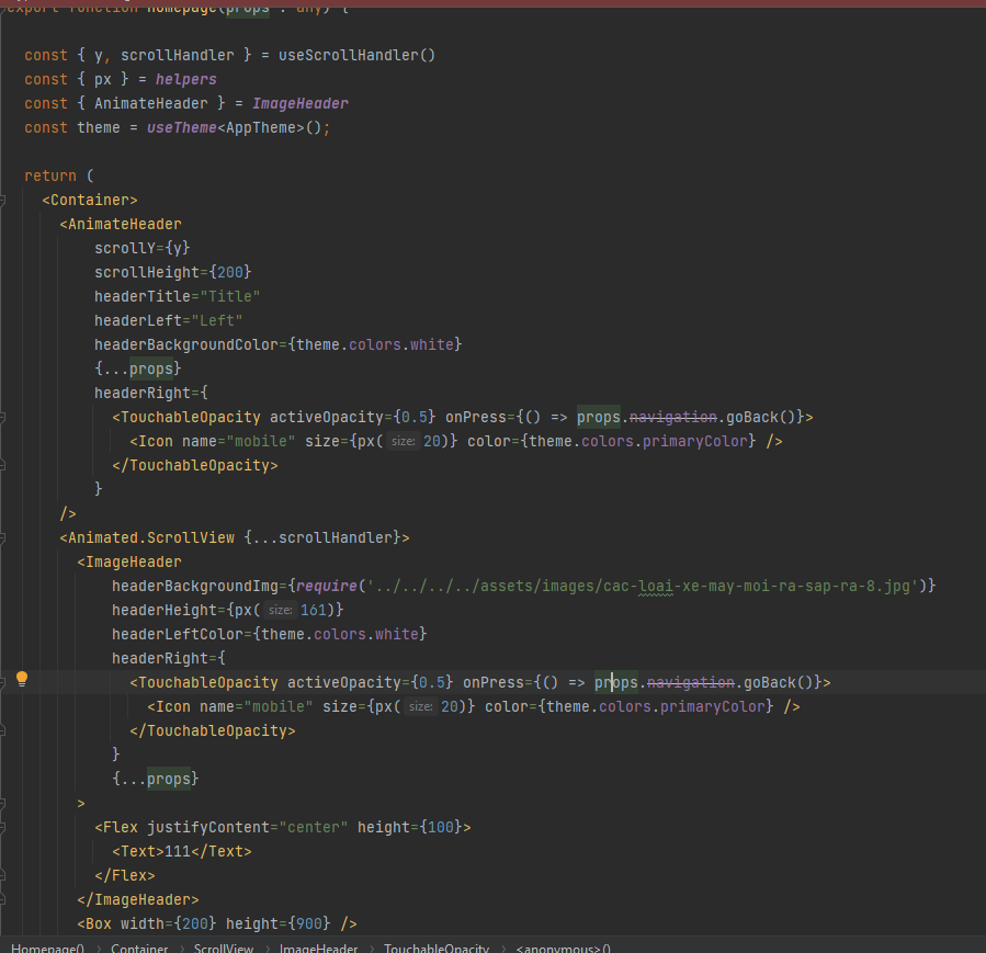 AnimateHeader error · Issue #477 · thundersdata-frontend/td-design · GitHub