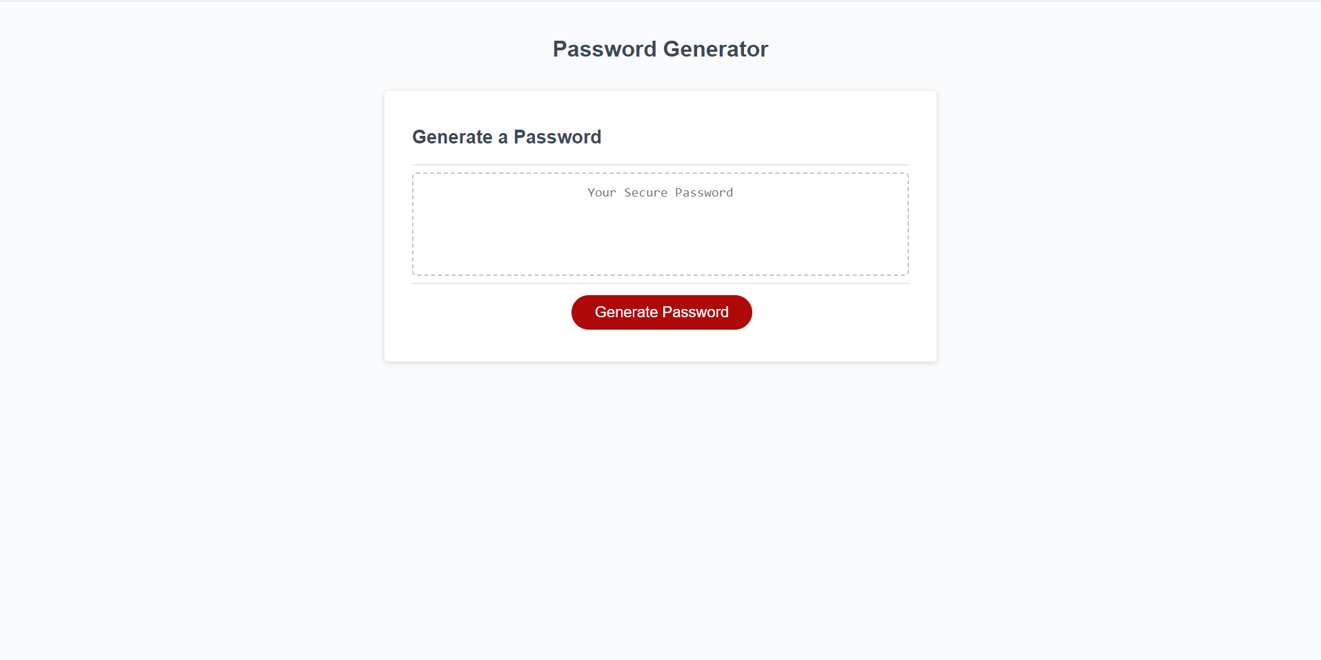 GitHub - stevemoore9595/Password-Generator