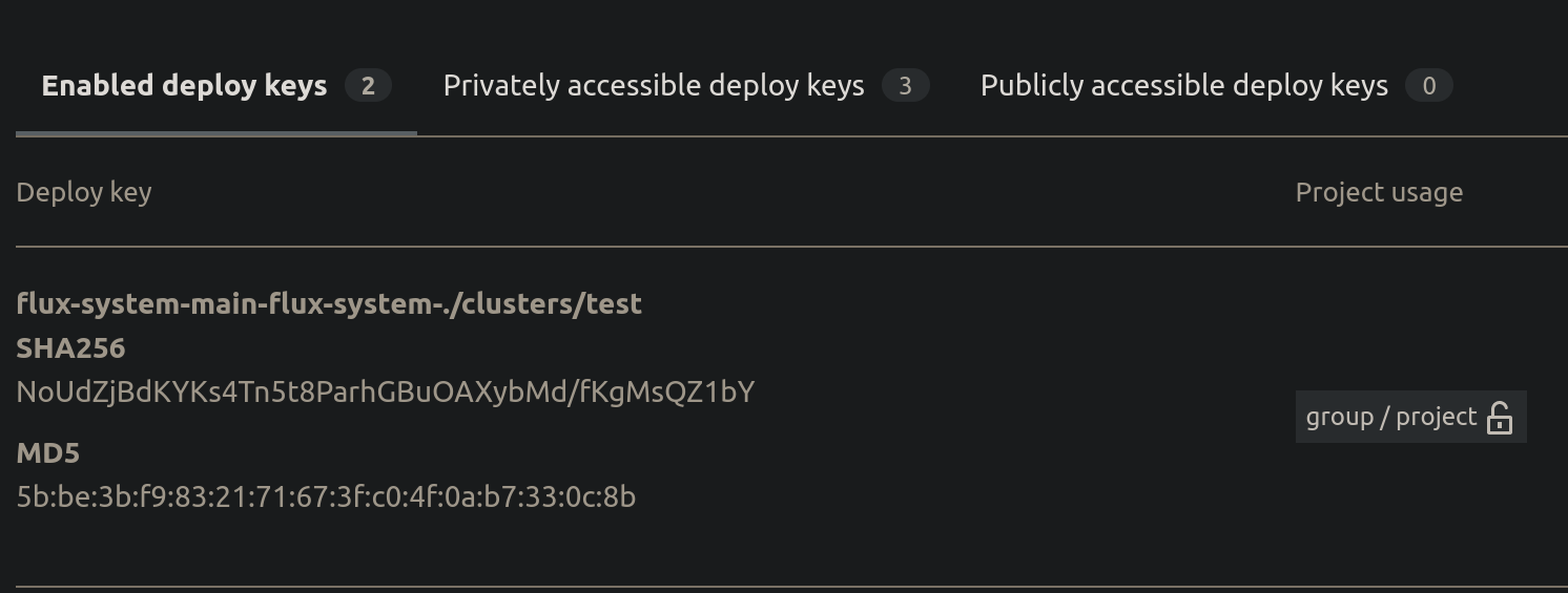 Deploy Key with same name everywhere in gitlab · Issue #3749 · fluxcd/flux2 · GitHub